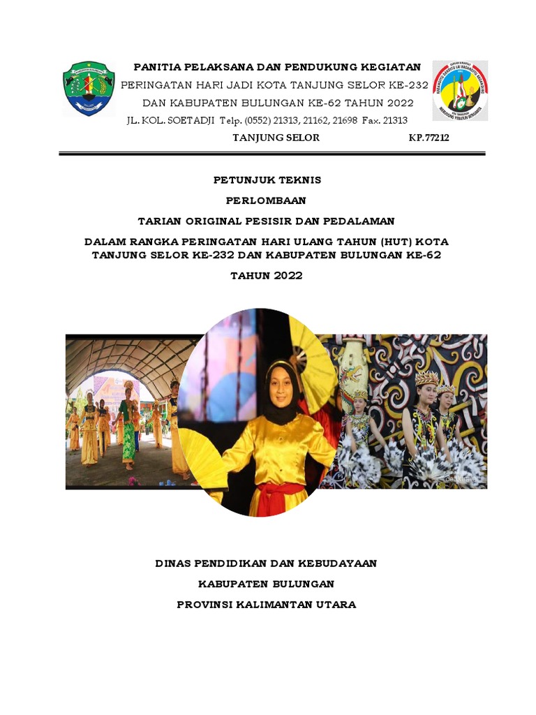Juknis Lomba Tari 2022 Ok | PDF