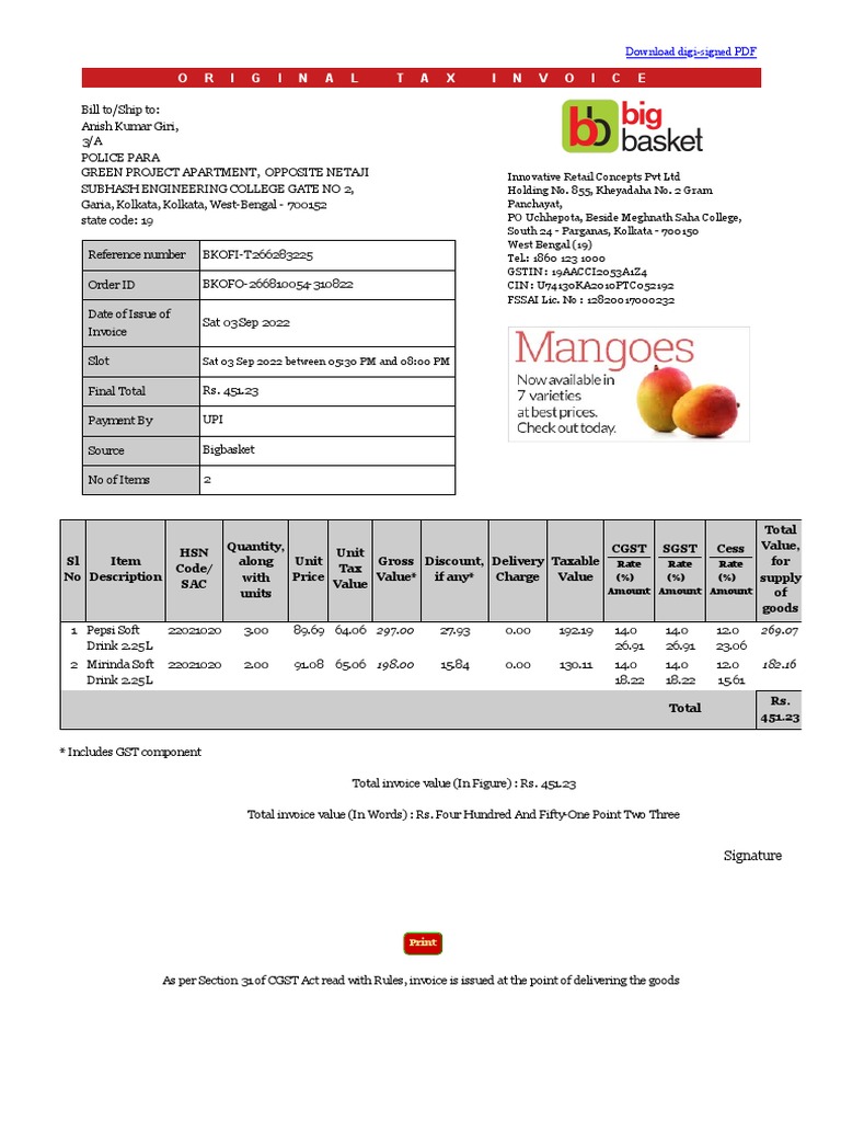 cold drink receipt | PDF | Taxation | Economies