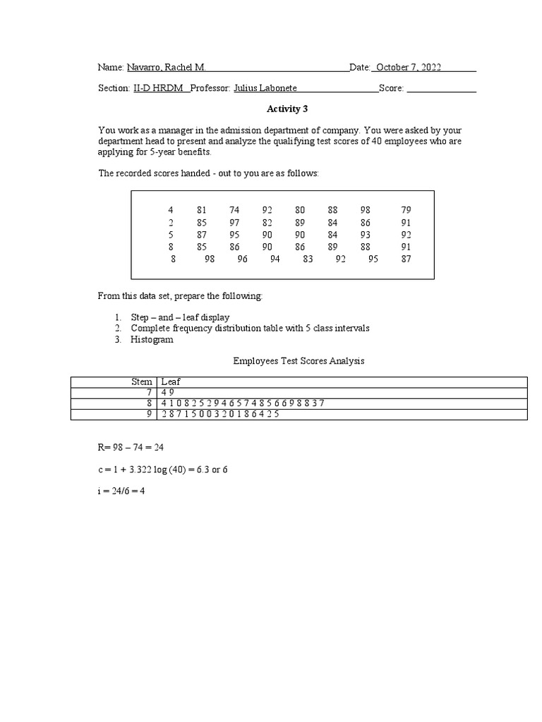 Rama Daryl Marie C. Module 4 Bustat Elestat Act. 3 | PDF