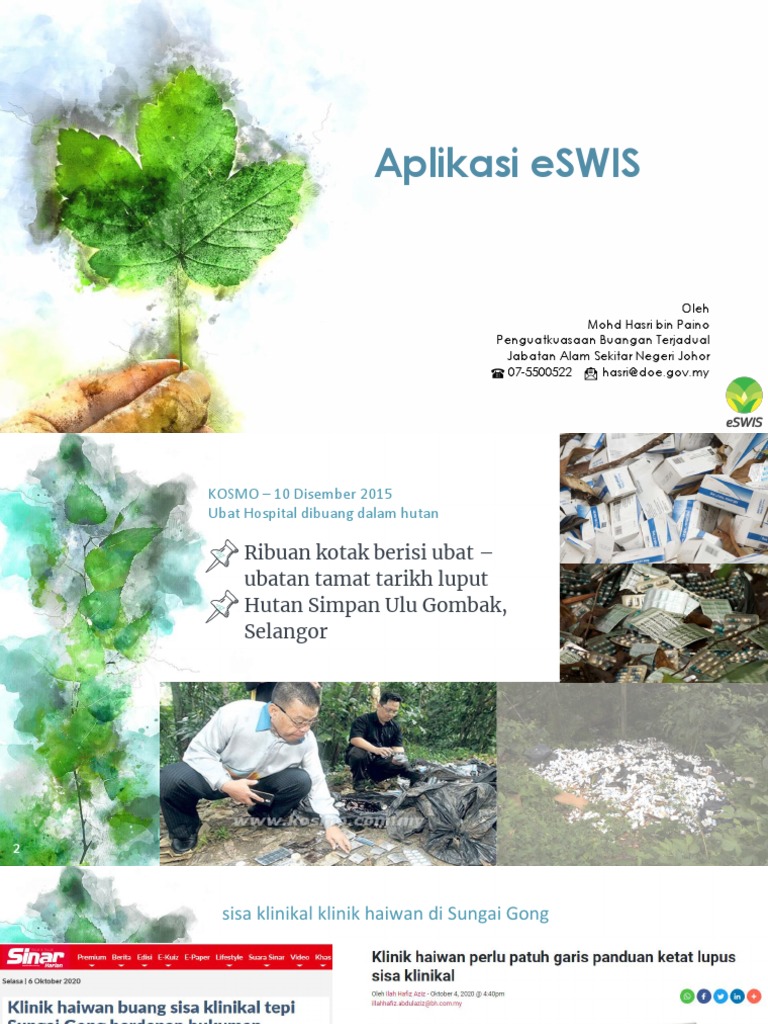 Aplikasi eSWIS | PDF