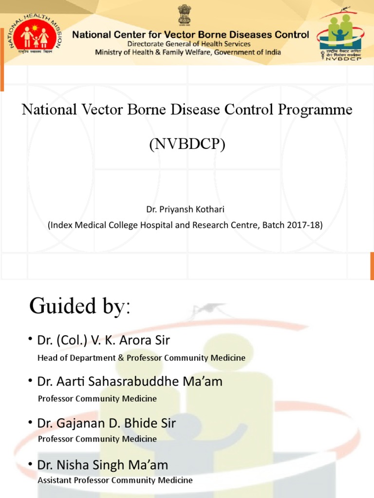 National Vector Borne Disease Control Programme | PDF | Malaria ...