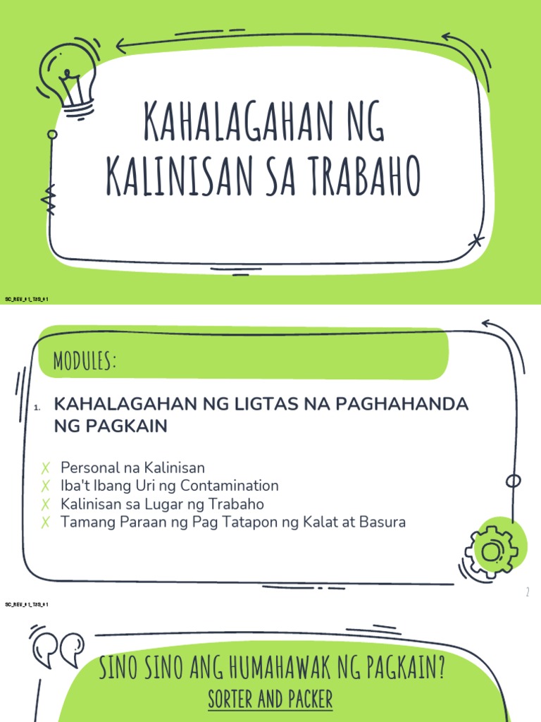 Kahalagahan NG Kalinisan - 1 | PDF