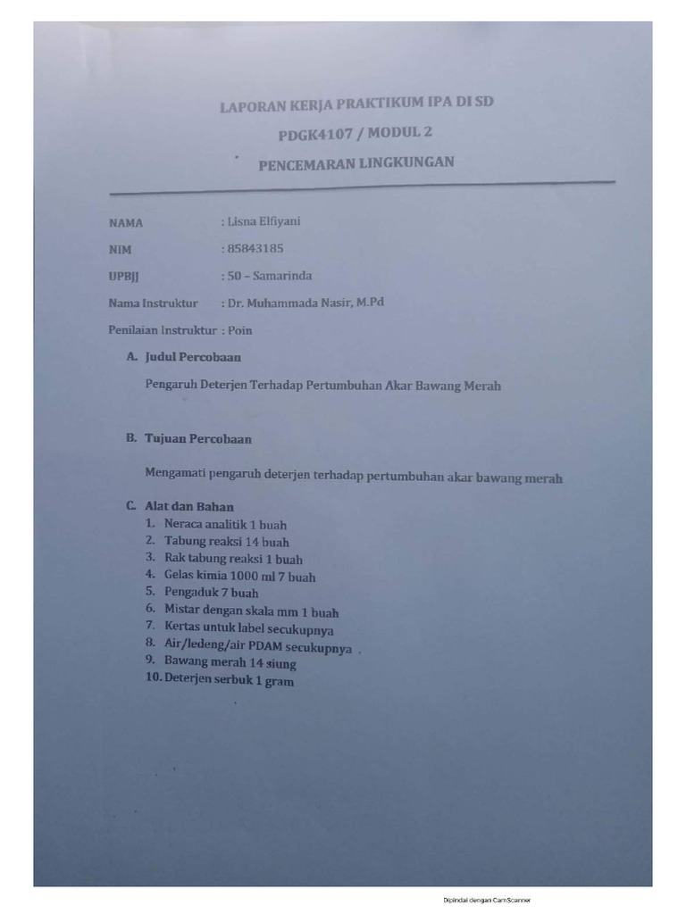 Modul 2 KP 2 Pencemaran Lingkungan | PDF