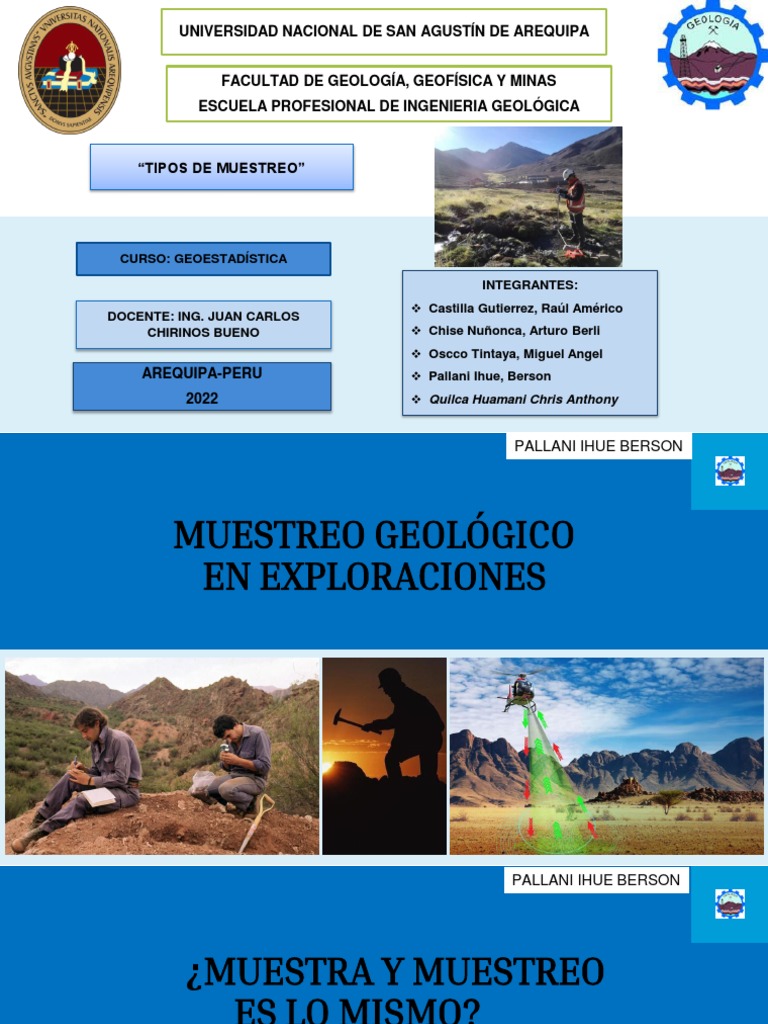 Tipos de Muestreo - Final | PDF | Muestreo (Estadísticas) | Minería