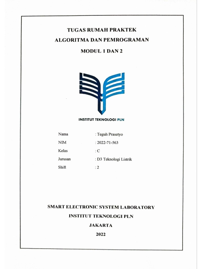 TR1&2 - Teguh Prasetyo - 202271563 | PDF