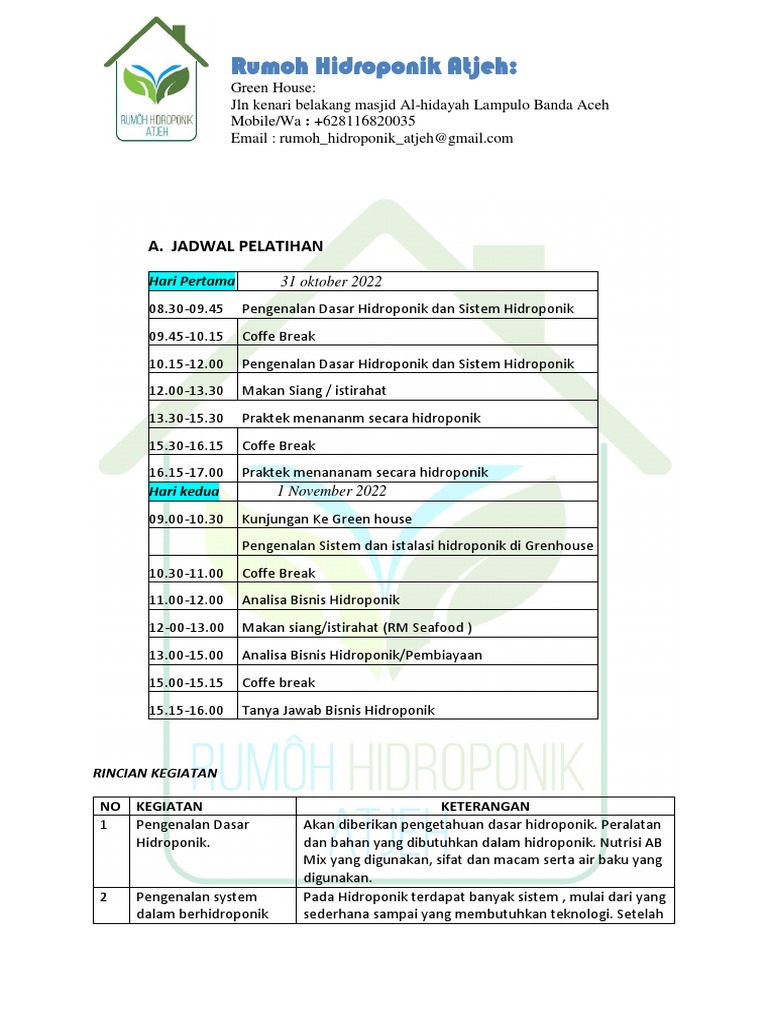 Rumoh Hidroponik Atjeh | PDF | Kesehatan Holistik | Sains & Matematika