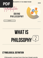 Why Is There A Need To Philosophize | PDF | Metaphysics | Idea