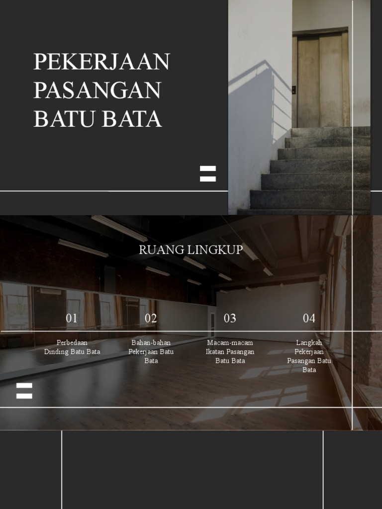 Pekerjaan Pasangan Batu Bata | PDF