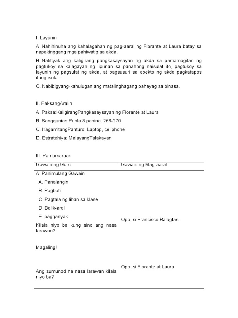 LP (Kaligirang Pangkasaysayan NG Florante at Laura) - Michael Ryan ...