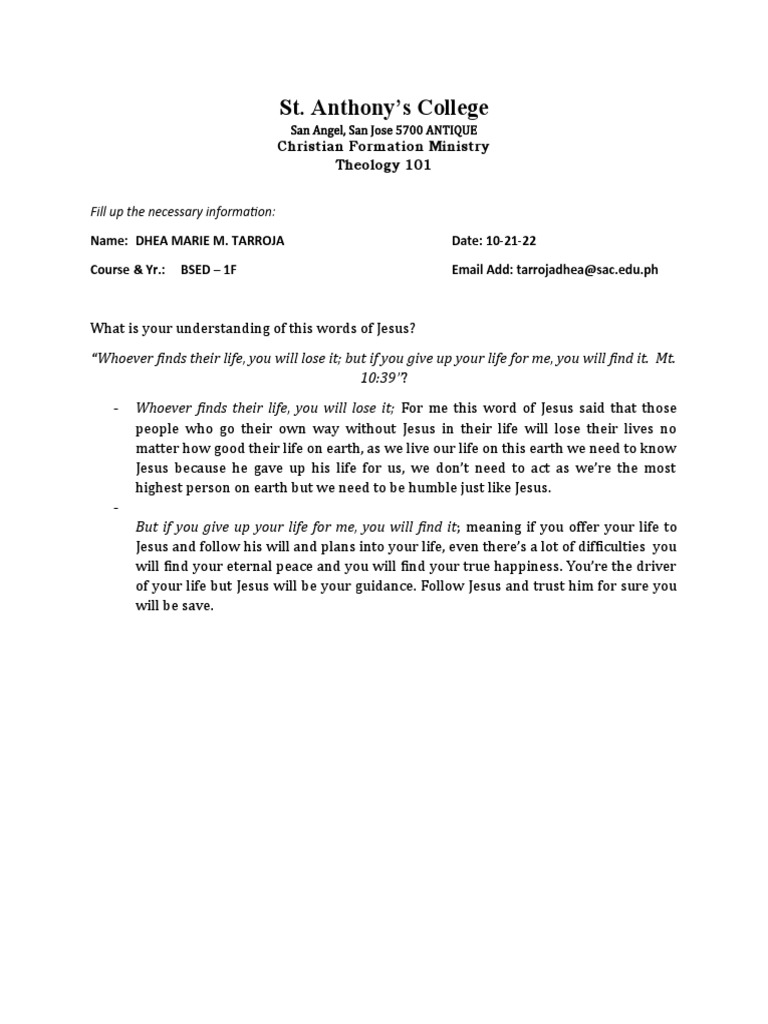 Lesson 9 Worksheet Activity | PDF