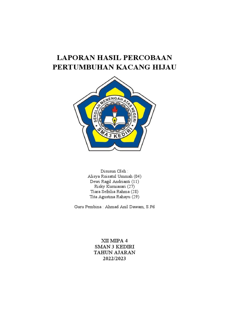 Laporan Hasil Percobaan Pertumbuhan Kacang Hijau | PDF