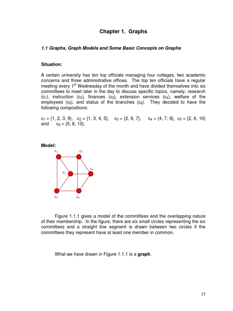 1 Graphs | PDF | Graph Theory | Mathematical Relations