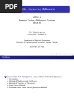 Solving ODEs in MATLAB PDF | PDF | Ordinary Differential Equation | Equations