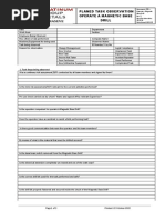 Job Observation Control Sheet | PDF | Personal Protective Equipment ...