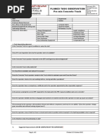 Planned Task Observation | PDF | Safety | Occupational Safety And Health