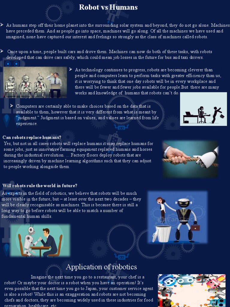 Future of Robotics and Human Roles | PDF | Robot | Robotics