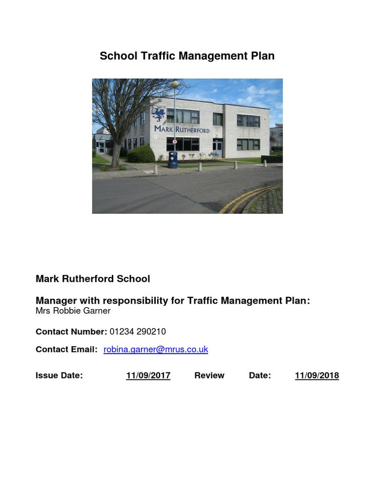 Basic Traffic Management Plan | PDF | Traffic | Regulatory Compliance
