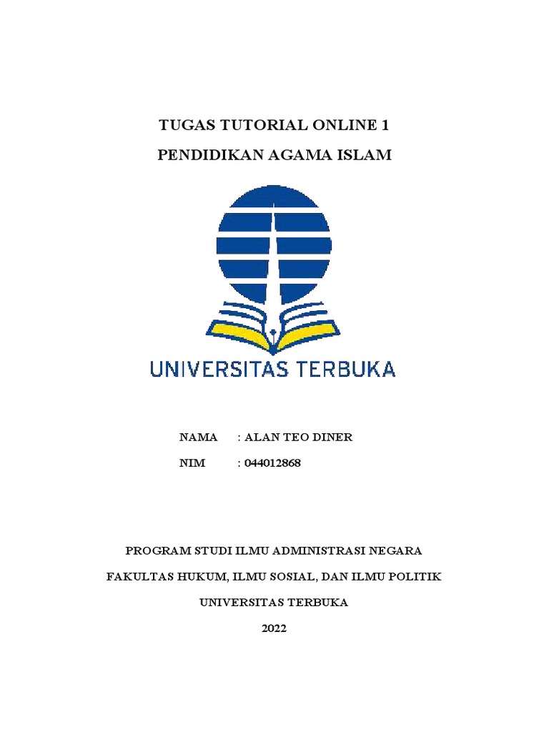 Jawaban Tugas Tutorial Online 1 Pai | PDF