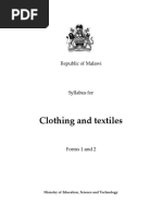 Textiles Clothing and Fashion Grade 10 11 Curriculum Guide | PDF | Home ...