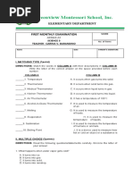 Grade 3 Chapter 1-Basic Science Process Skills Chapter Assessment | PDF ...