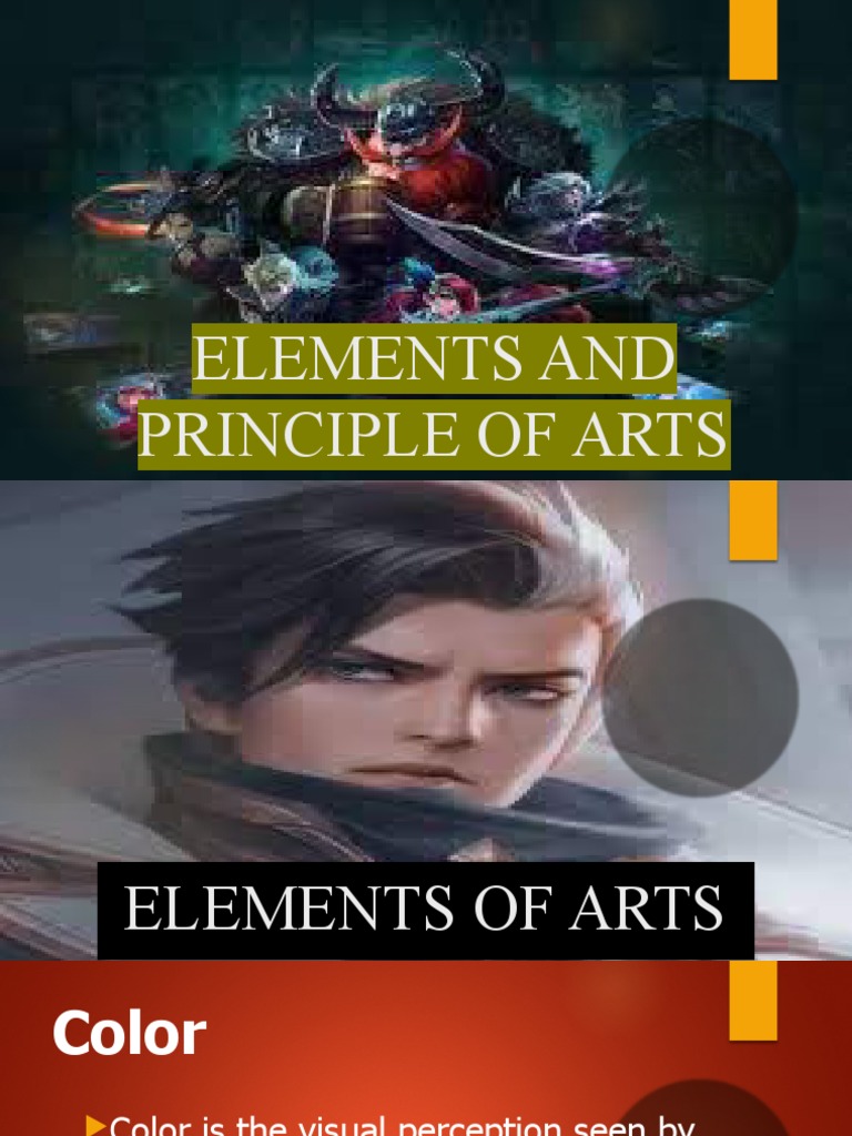 Elements and Principle of Arts | PDF | Shape | Color