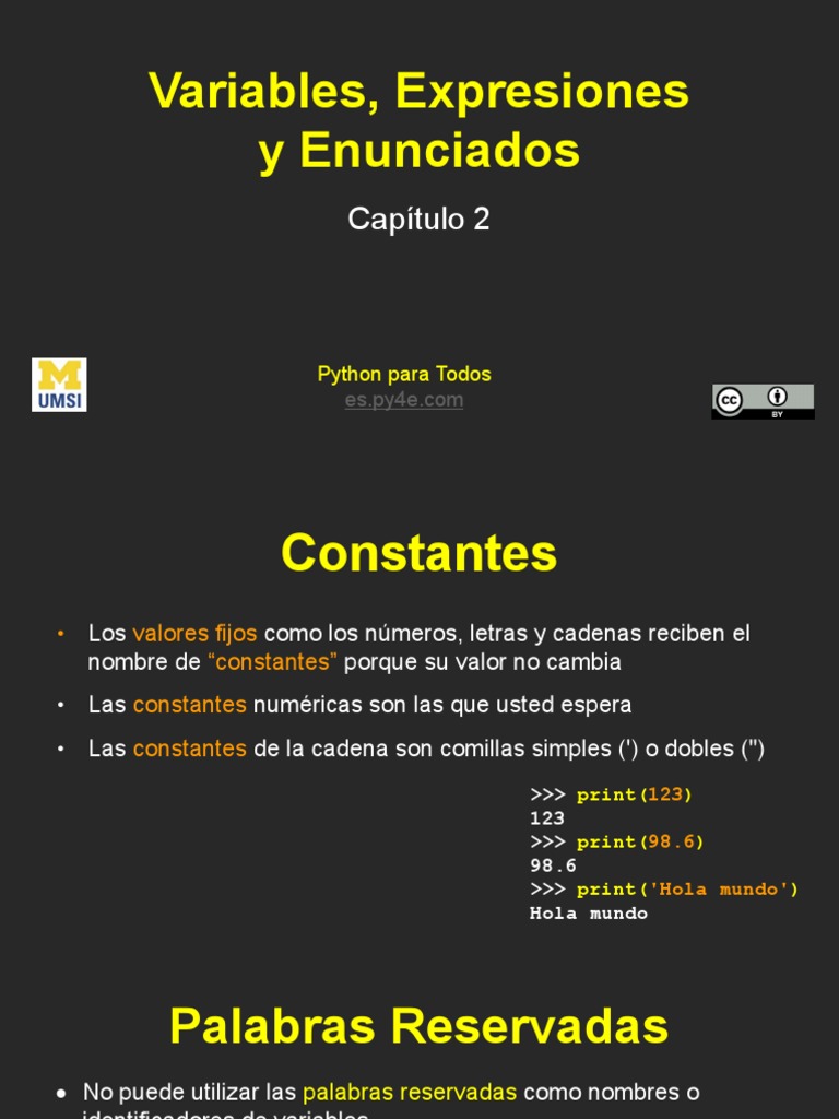 Pythonlearn 02 Expresiones | PDF | Multiplicación | Python (lenguaje de ... Pythonlearn 02 Expresiones | PDF | Multiplicación | Python (lenguaje de ...