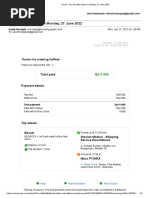 Example of Gojek Invoice | PDF | Jakarta