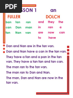 DOLCH BASIC SIGHT WORDS - English - Tagalog | PDF