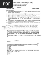 Sahodaya Pre Board 10th Hindi Question Paper | PDF