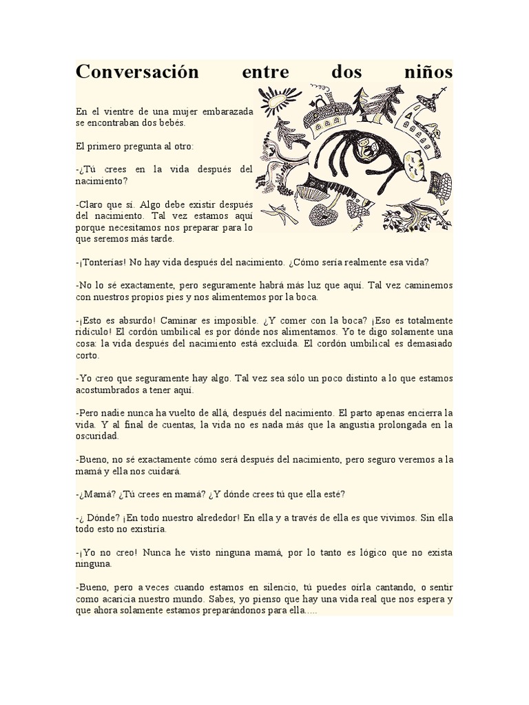 Conversación Entre Dos Niños | PDF