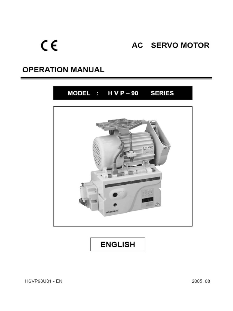 Ho Hsing HVP 90 Sewing Manual | PDF