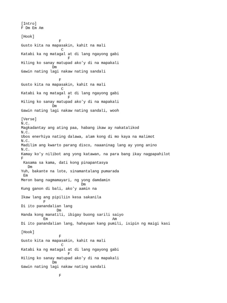 Sandali Chords | PDF