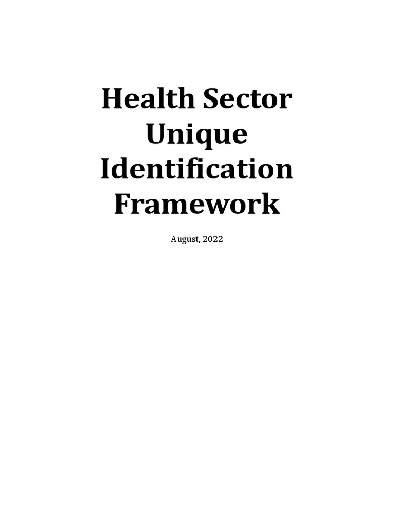 Updated Changes - Unique Identification Framework 30 - August - 2022CL ...