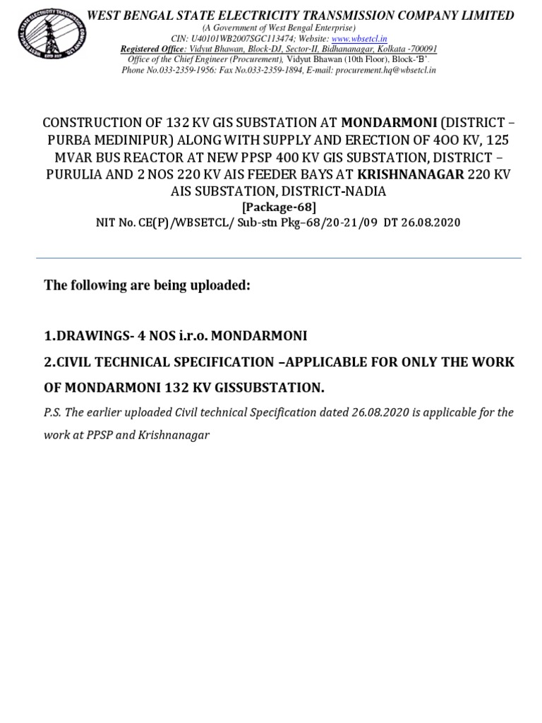 Specification | PDF | Concrete | Specification (Technical Standard)