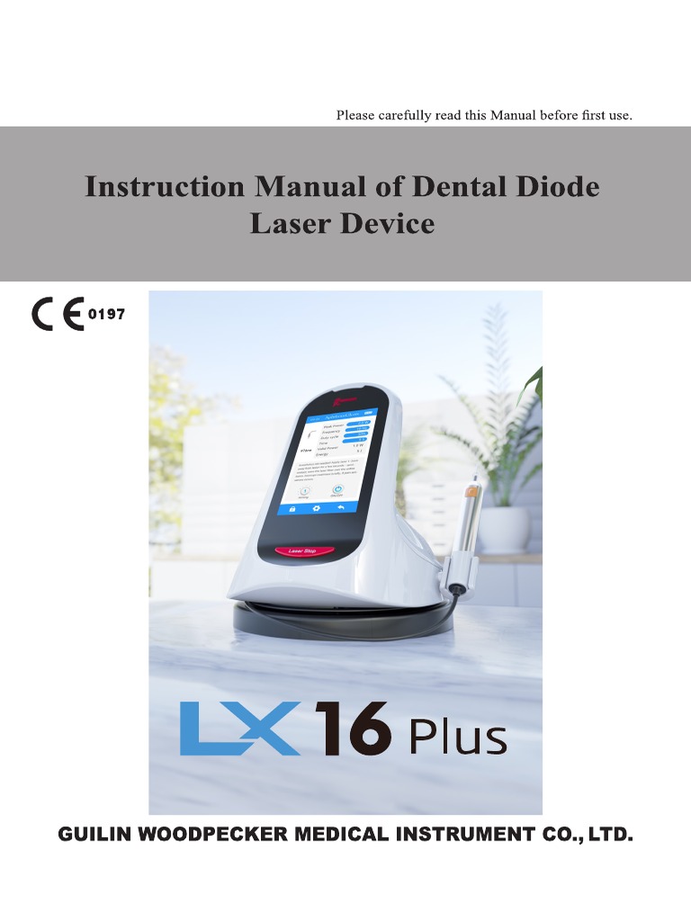 Instructions For Use LX16 Plus | PDF | Laser | Optical Fiber