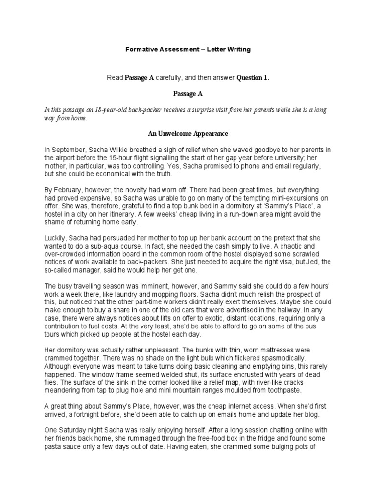 Grade 9 Formal Letter | PDF