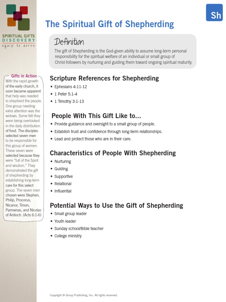 Gift Shepherding | PDF