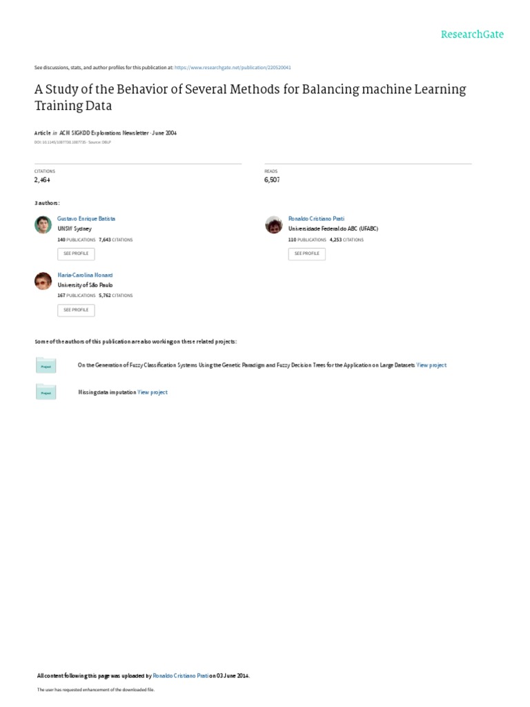 A Study of The Behavior of Several Methods For Bal | PDF | Receiver ...