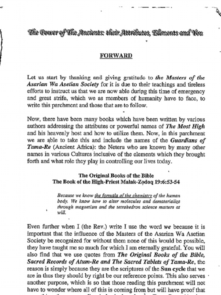 Power of The Ancients | PDF