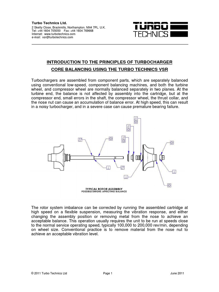 Balancing Principles | PDF | Turbocharger | Turbine