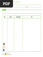 Kids Exercise and Stretching Chart | PDF