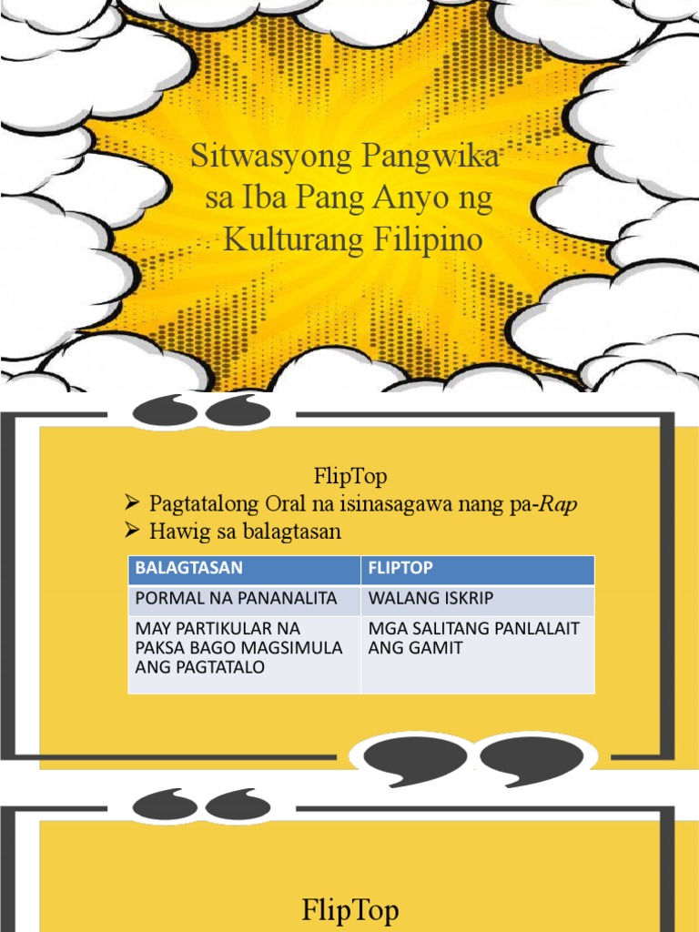 Fliptop Hugot Lines Oick Up | PDF