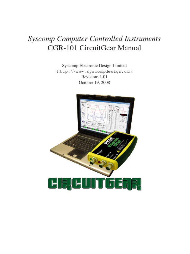 Cg101pc Labscope Manual | PDF | Sampling (Signal Processing) | Spectral Density