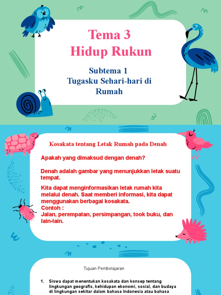 Tematik Tema 3 Subtema 1 | PDF | Seni & Disiplin Bahasa