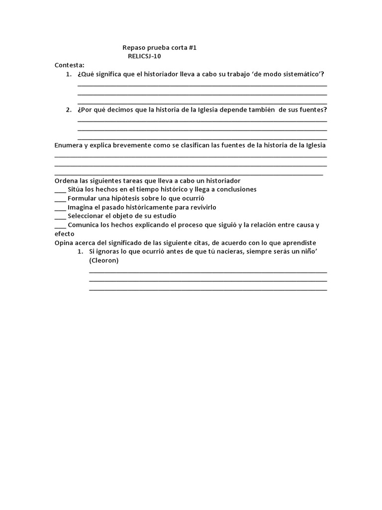 Repaso Prueba Corta 1 10 | PDF | Finanzas y dinero