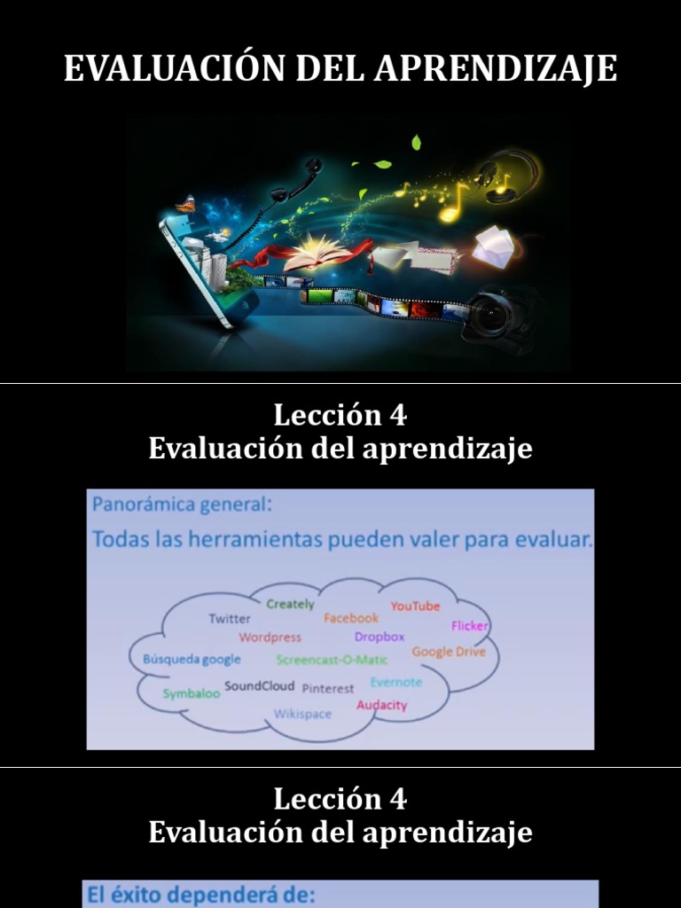 4 Evaluacion Del Aprendizaje | PDF