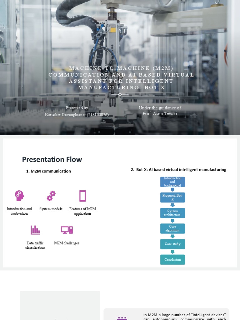 Machine To Machine Communication and BotX Devang Seminar | PDF ...