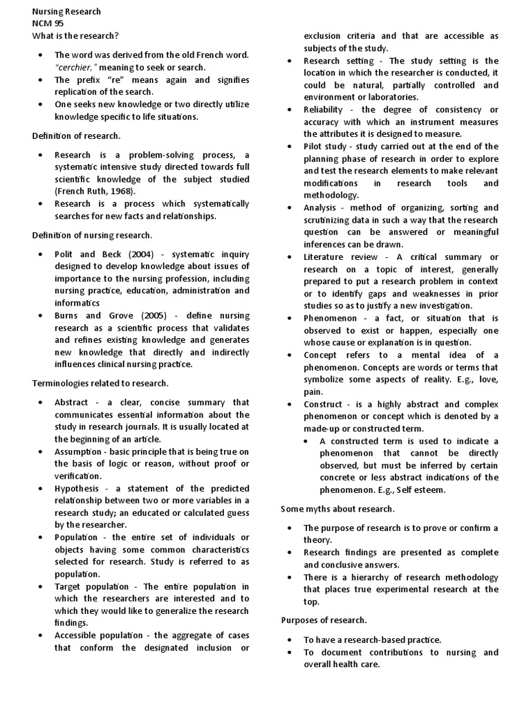 What Is The Research | PDF | Scientific Method | Nursing