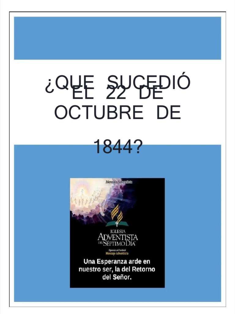 PDF Que Sucedio El 22 de Octubre de 1844 PDF | Descargar gratis PDF ...