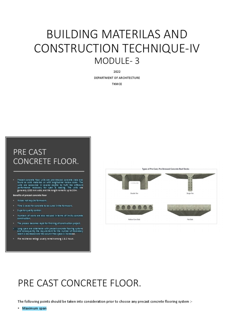 Precast Concrete Floors: Types, Benefits, and Design Considerations ...